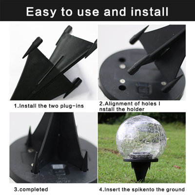 HEDAQI Clear/Black Low Voltage Solar Powered Integrated LED Pathway Light & Reviews | Wayfair